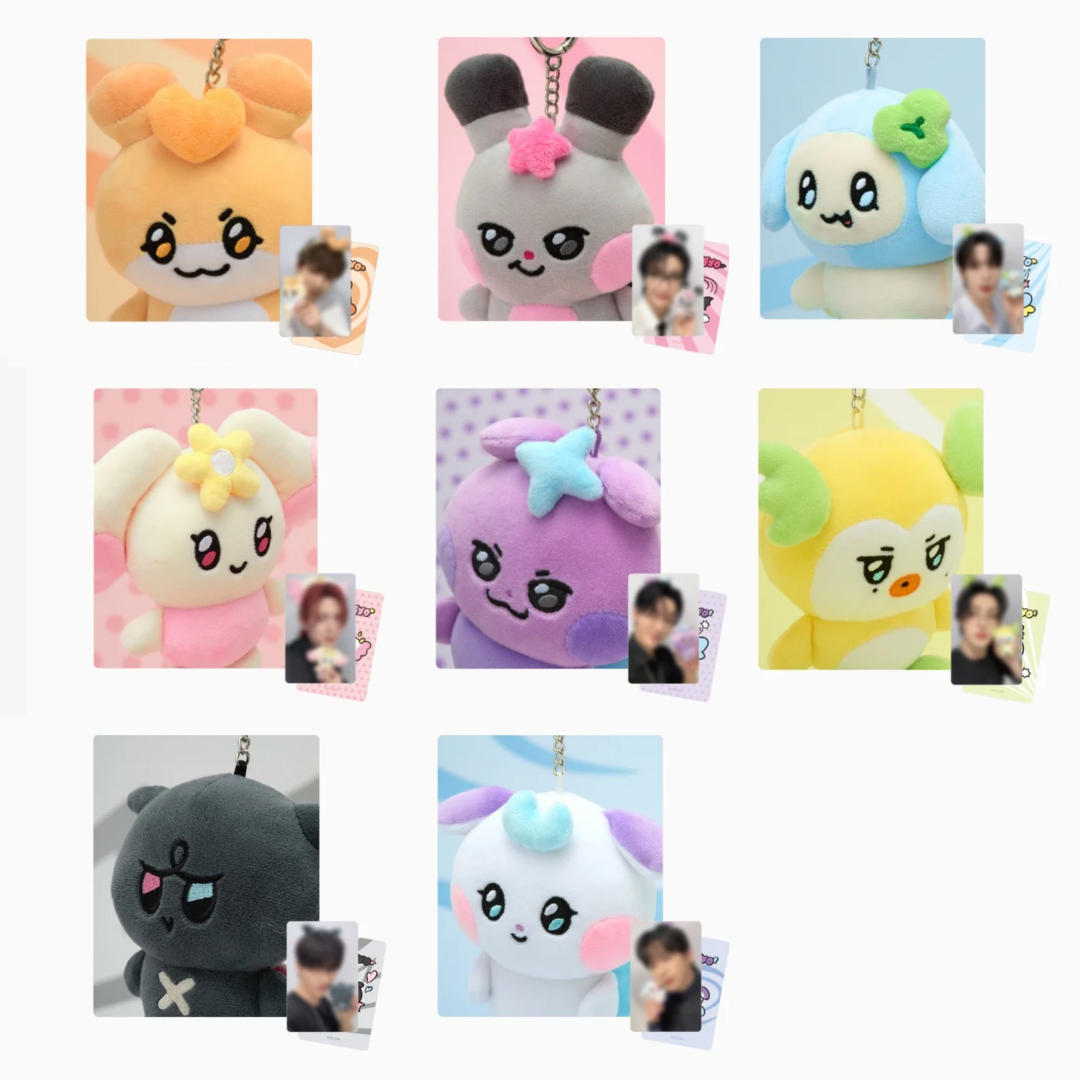 ATEEZ - MIGHTEEZ [ATEEZ with Line Friends Square] - PLUSH DOLL KEYCHAI ...